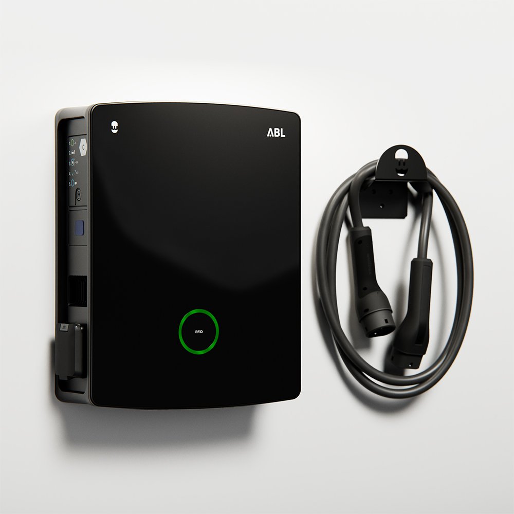 Wallbox ABL eM4 Twin Extender 22kW - Dual Socket EV Charger | ESTG