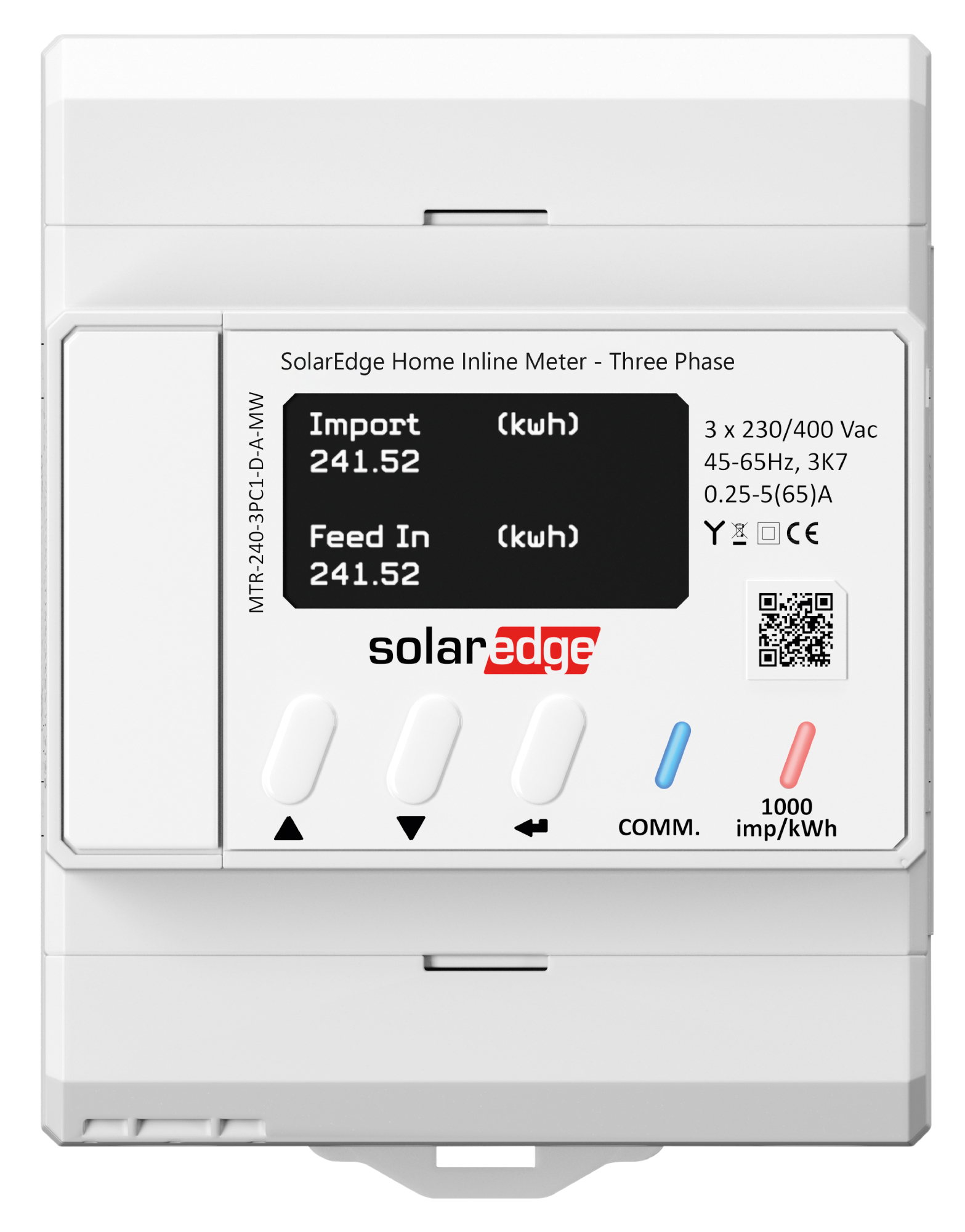 SolarEdge Inline-Energiezähler mit Energienetz, 1PH/3PH 230/400V, 65A ...