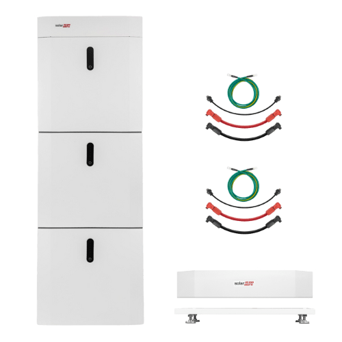 SolarEdge Home Battery 48V – 14,55 kWh complete set incl. BMS, voet ...