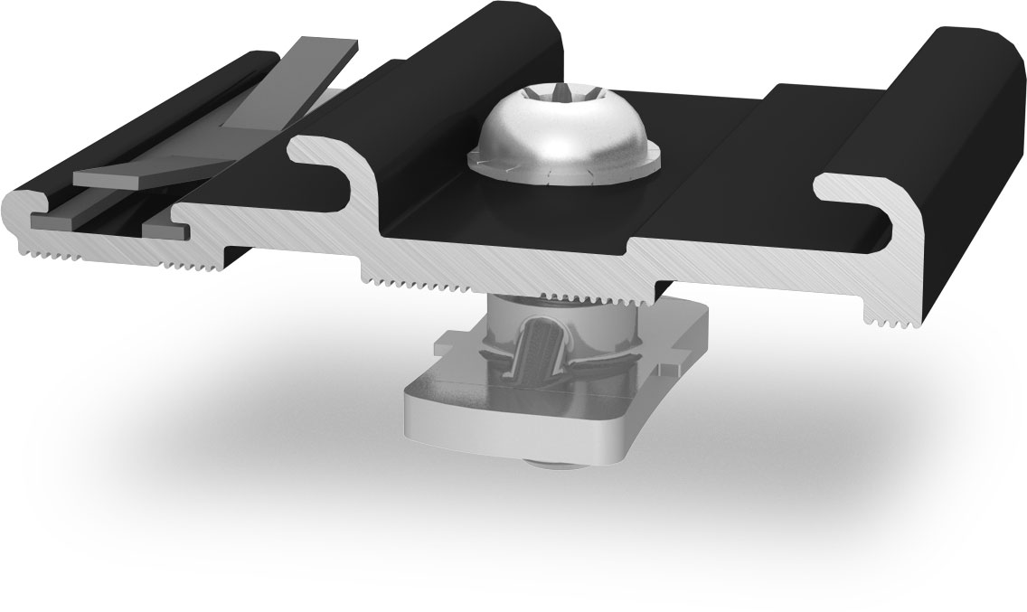 K2 InsertionRail CrossConnector Black | ESTG