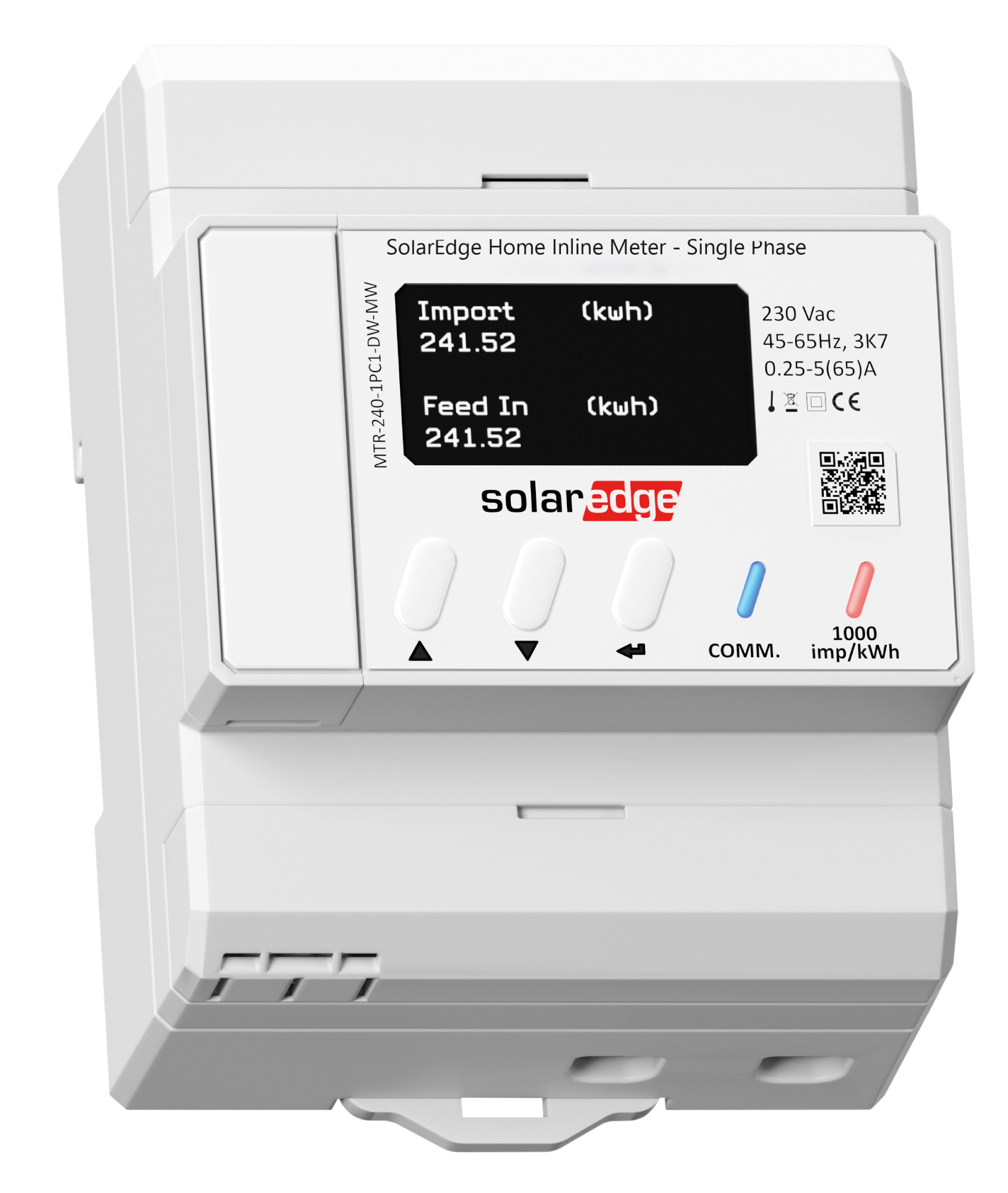 SolarEdge Inline Energy Meter with Energy Net, 1PH 230V, 65A | ESTG | ESTG